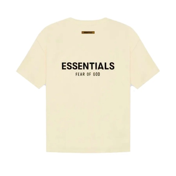 Fear of God | Shirts | Fear Of God Essentials Tshirt Cream Size Large ...